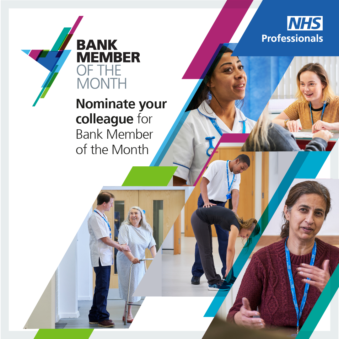 Bank Member of the Month re-opens tomorrow | NHS Professionals
