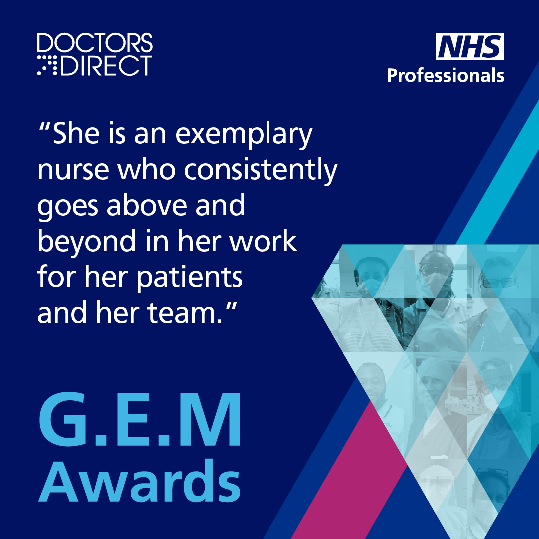G.E.M Awards - Thank you | NHS Professionals