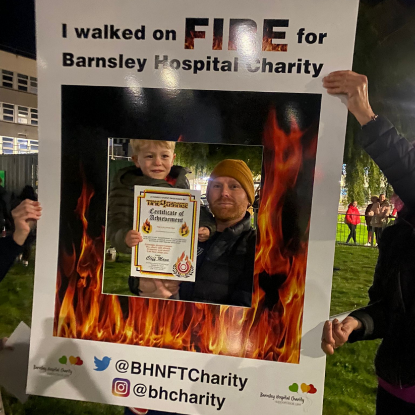 Charity Fire Walk at Barnsley Hospital | NHS Professionals