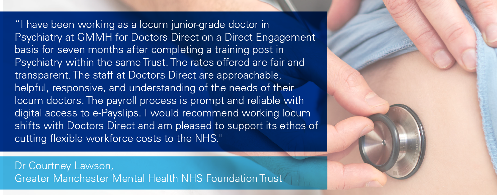 Doctors Direct | Providing locum cover to the NHS | NHS Professionals