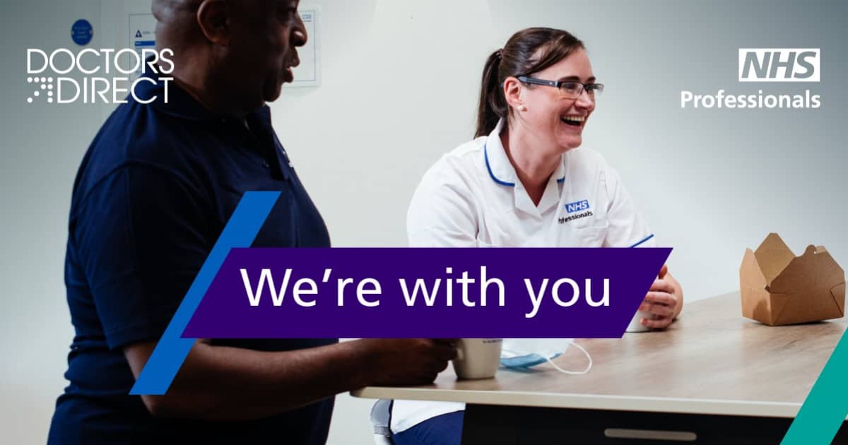 We're with you | NHS Professionals